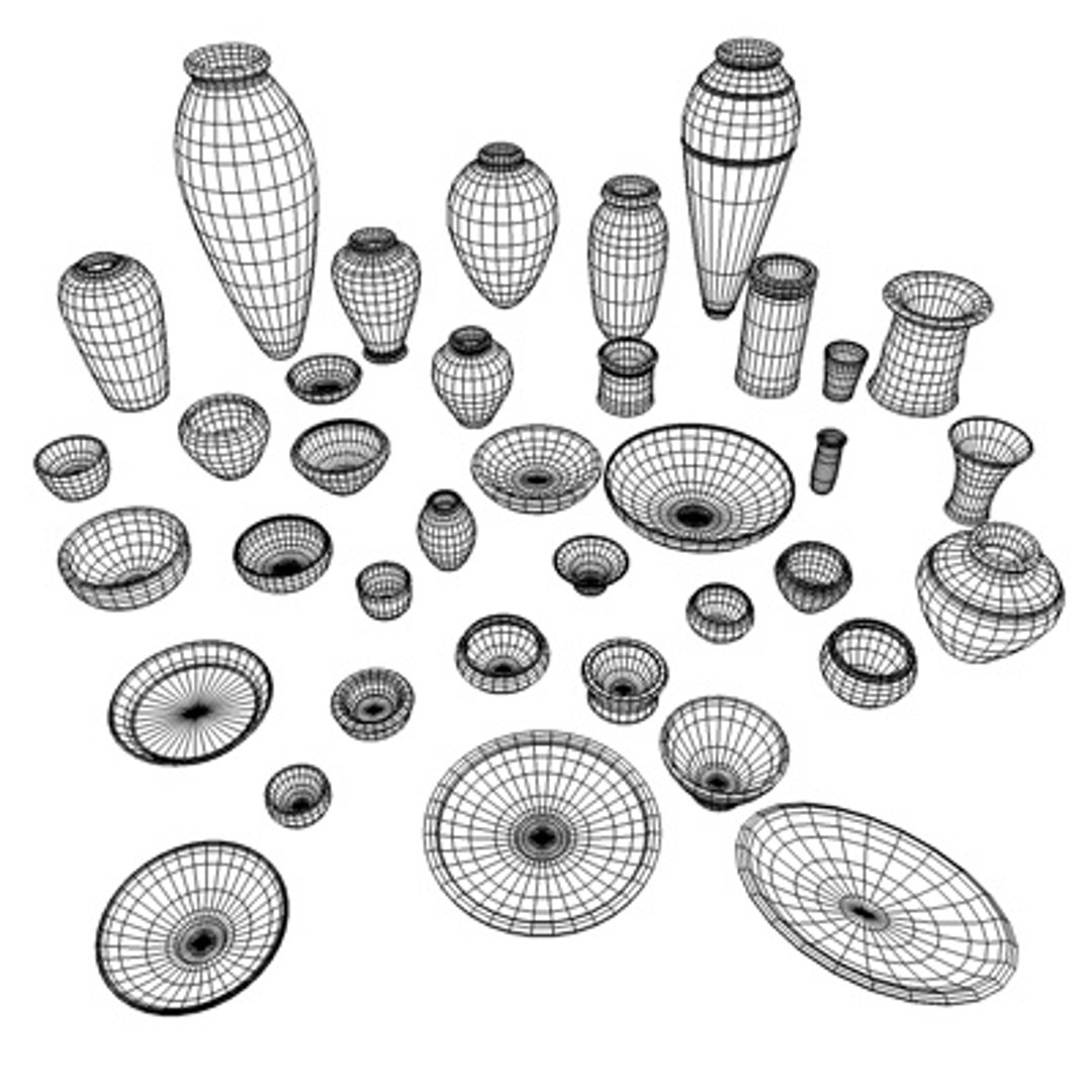 3d Ancient Pottery Clay 37