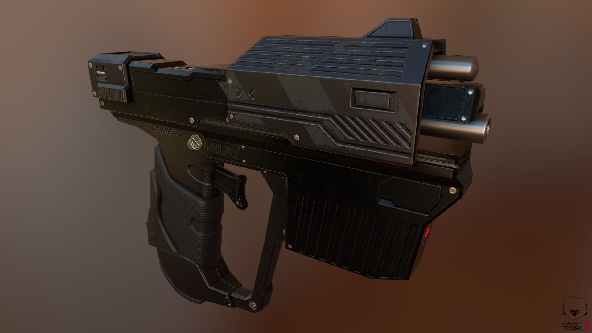 Sci-fi Gun 3D Model - TurboSquid 1493113