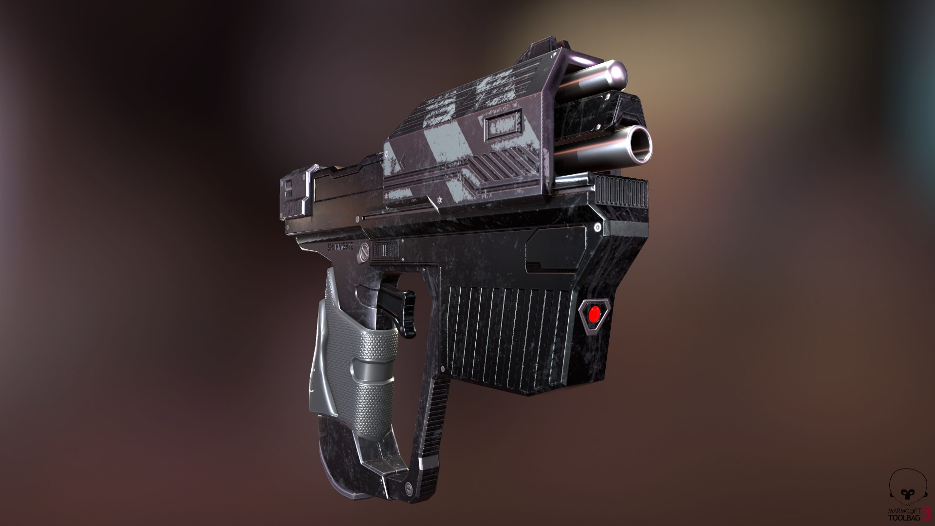 Sci-fi Gun 3D Model - TurboSquid 1493113