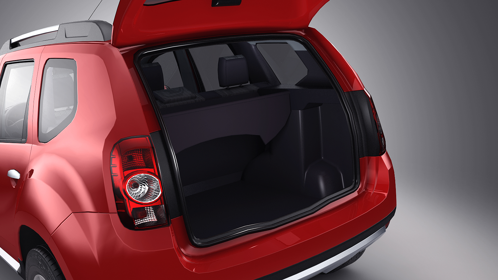 dacia duster 2010 3d model