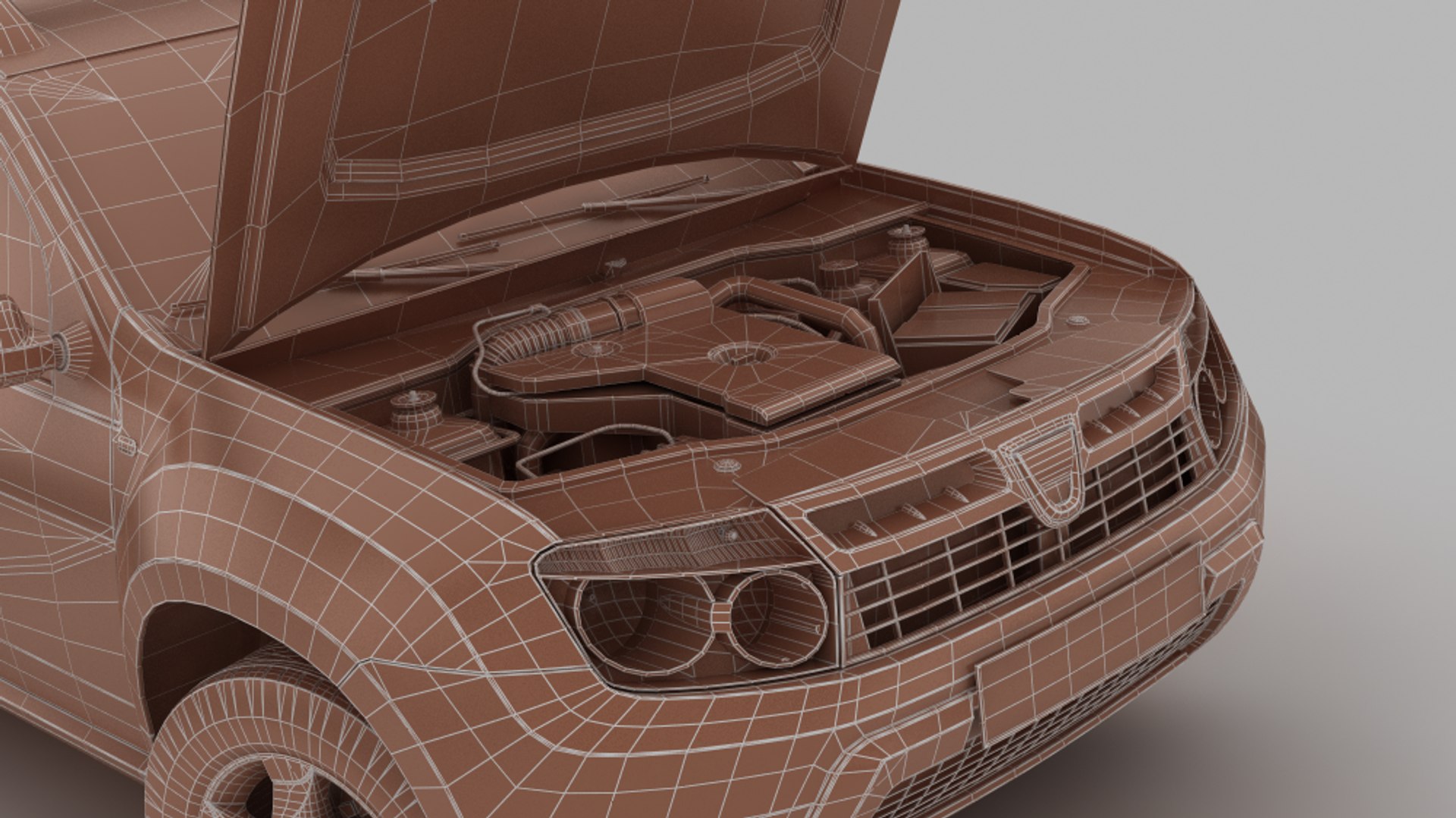 Dacia Duster 2010 3d Model