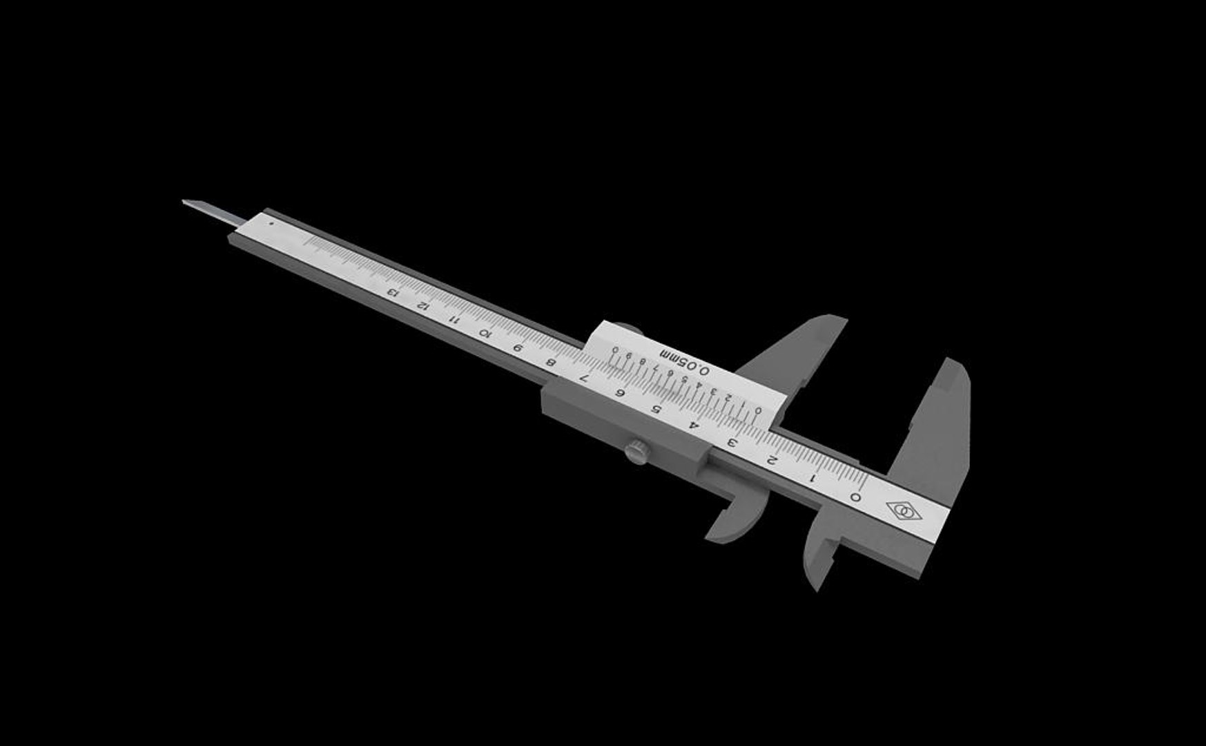 3d Vernier Caliper Model