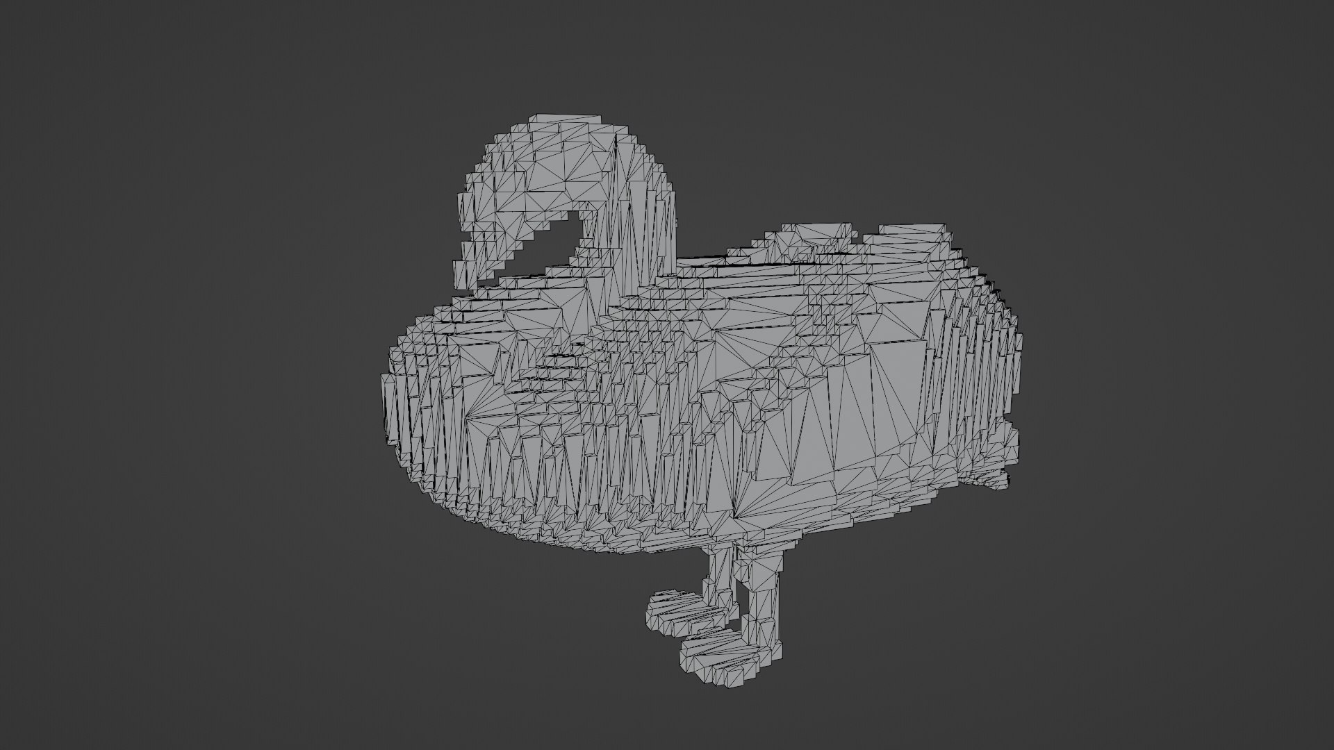 Voxel Swan 3D - TurboSquid 1988996