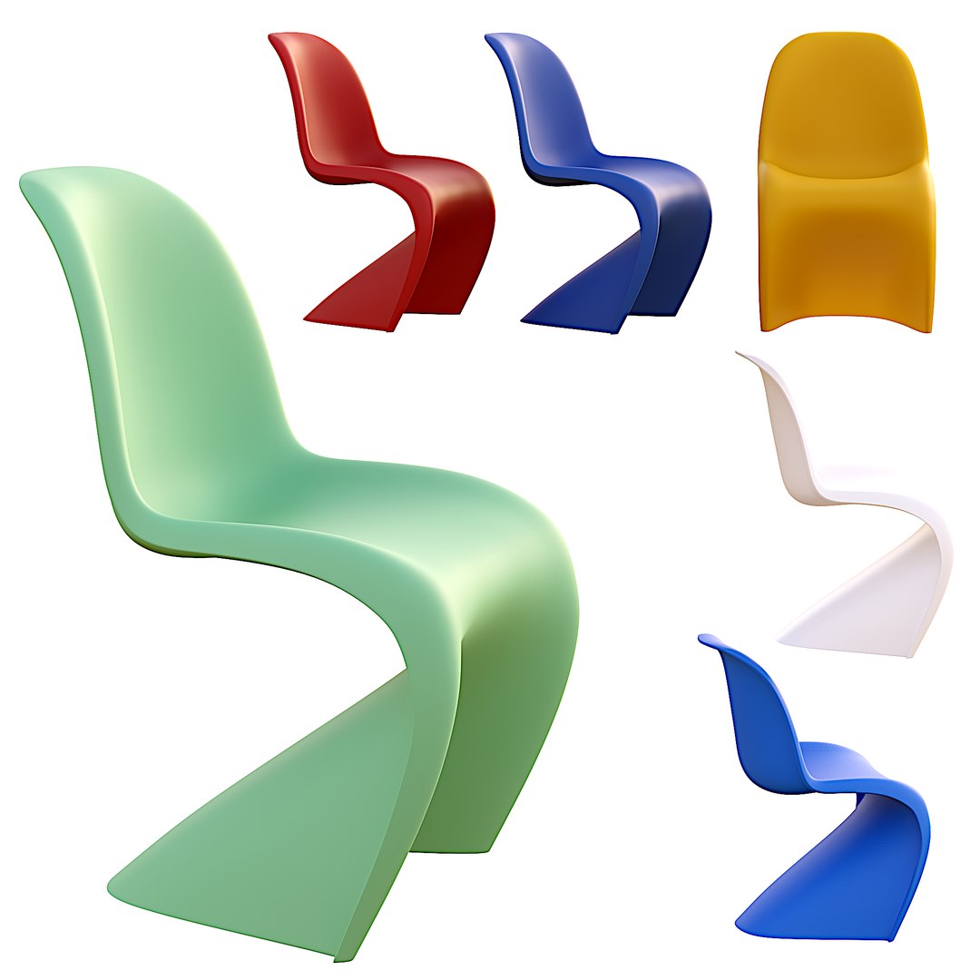 Vitra Panton Chair 3D Model - TurboSquid 2076457