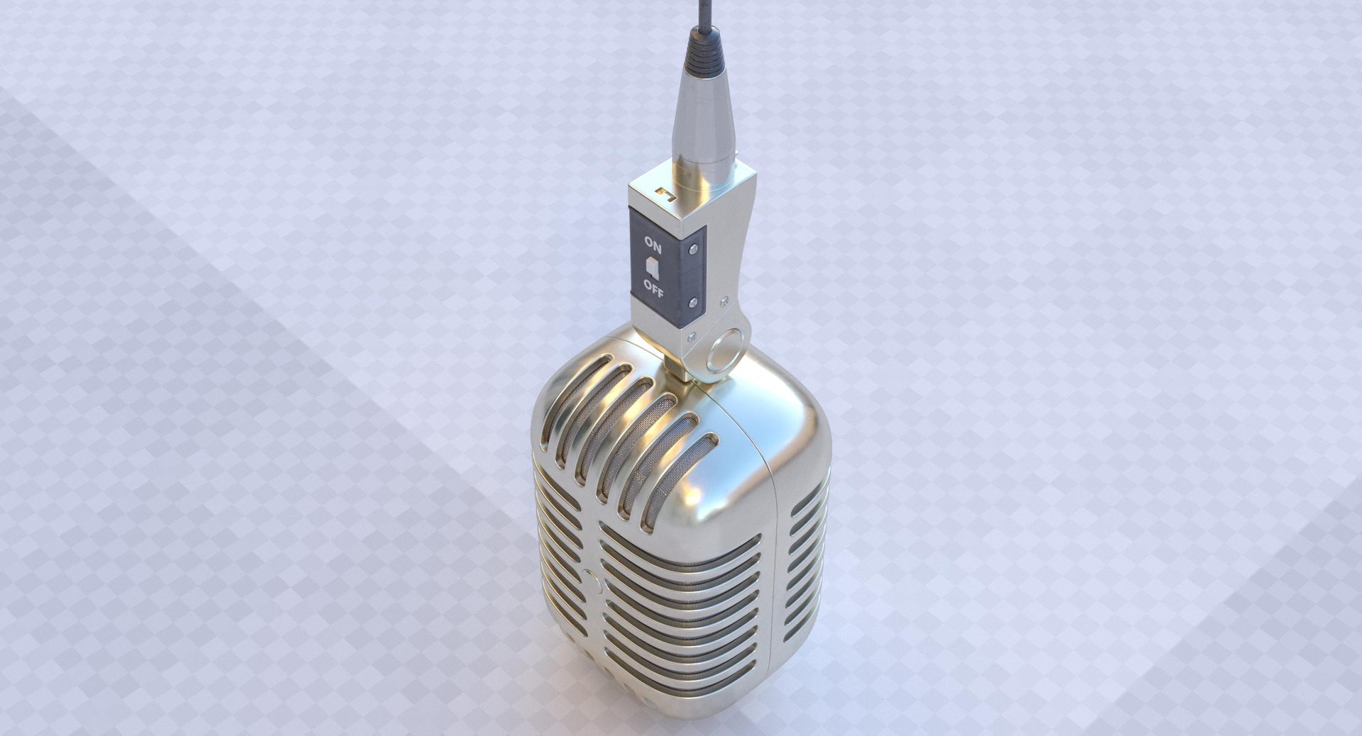 Vintage Microphone 3D Model - TurboSquid 1362436
