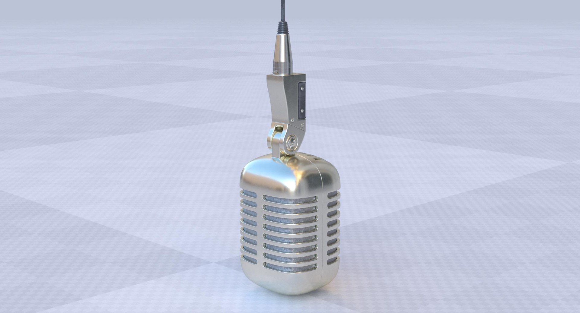 Vintage Microphone 3D Model - TurboSquid 1362436