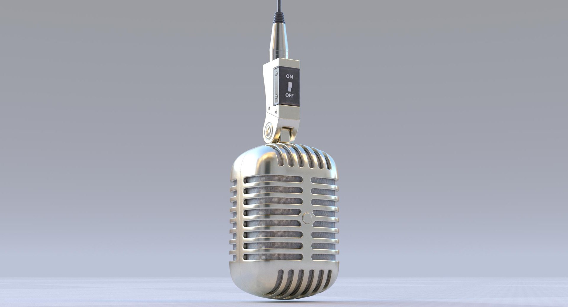 Vintage Microphone 3D Model - TurboSquid 1362436