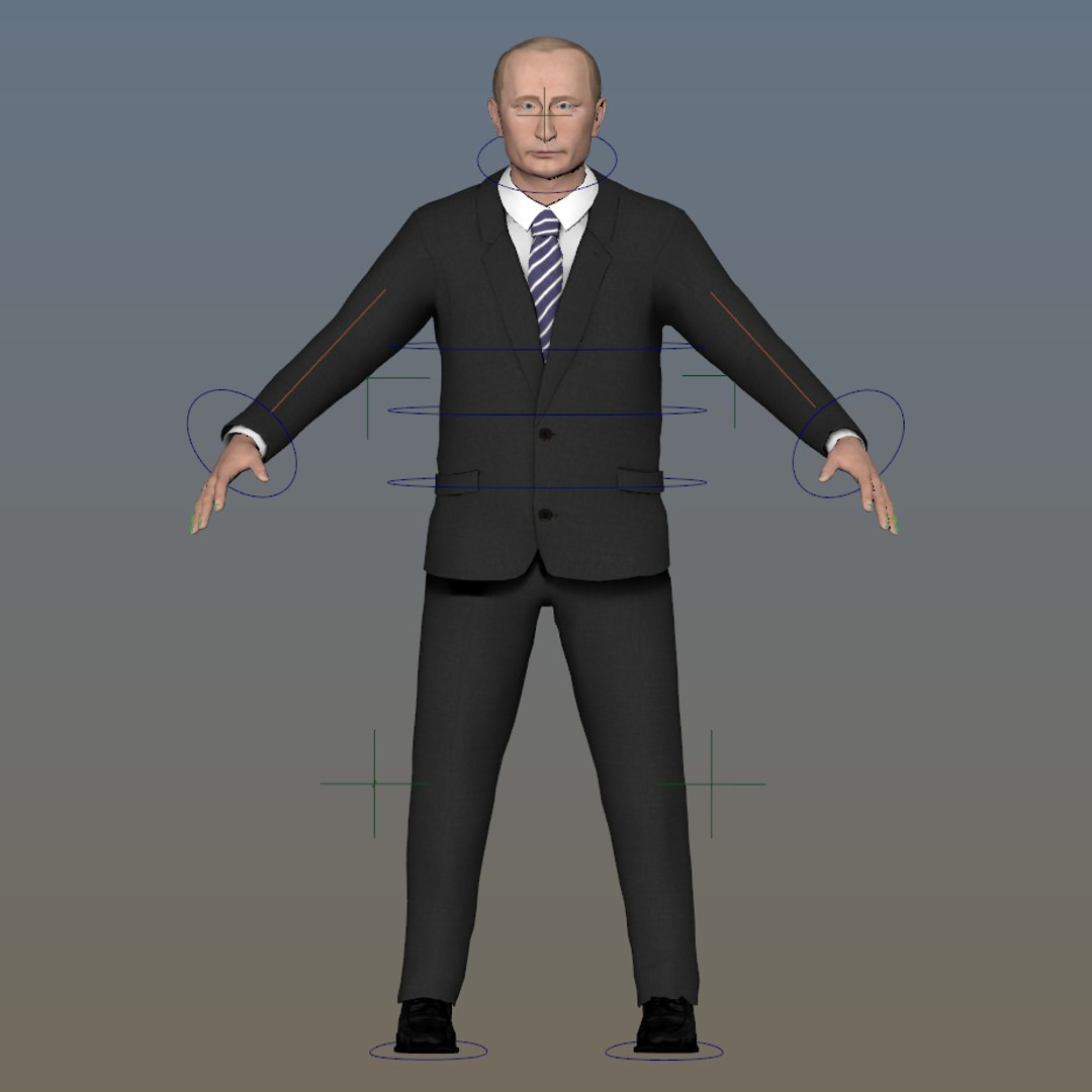 Vladimir Putin 3d Model