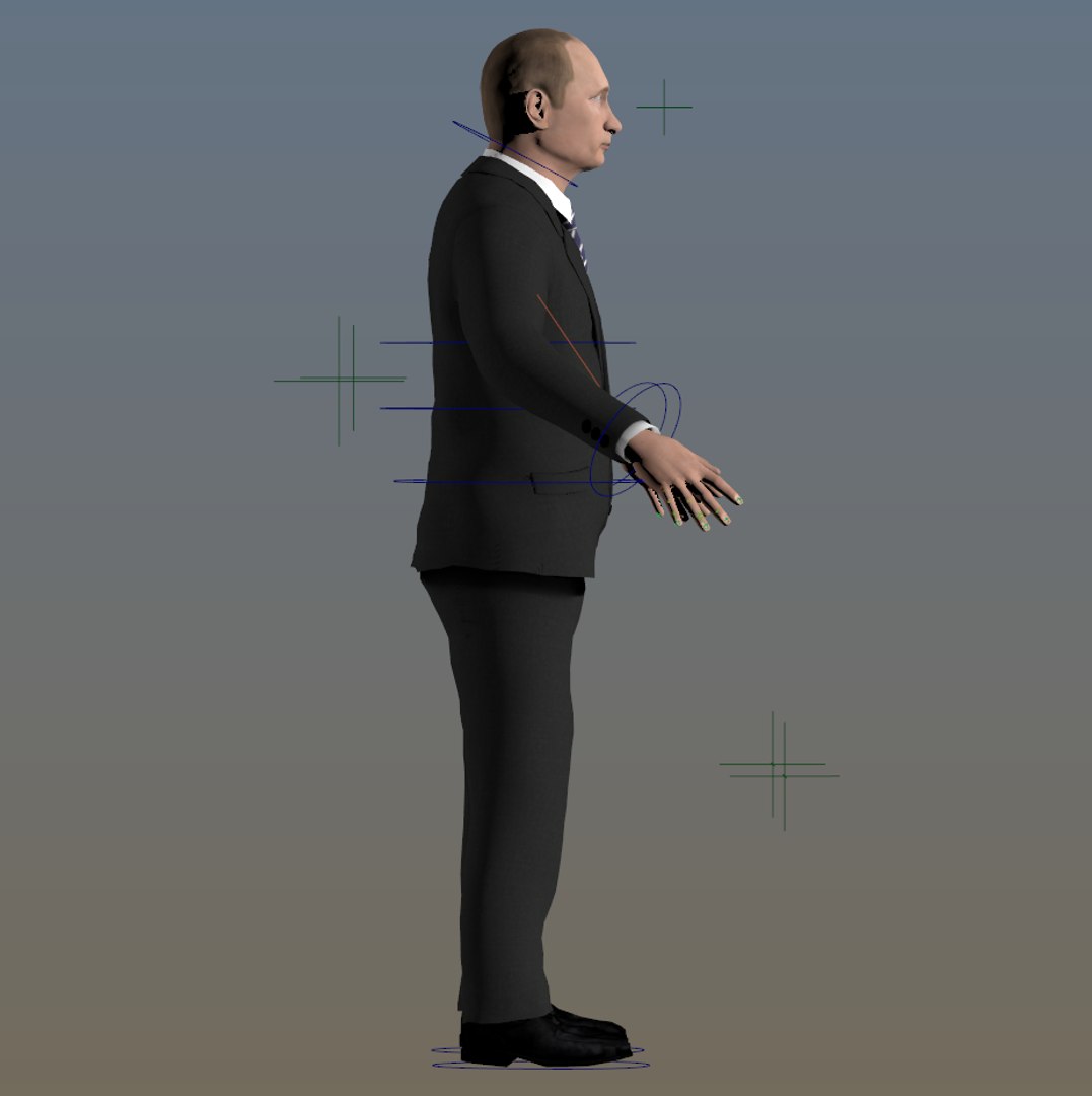 Vladimir Putin 3d Model