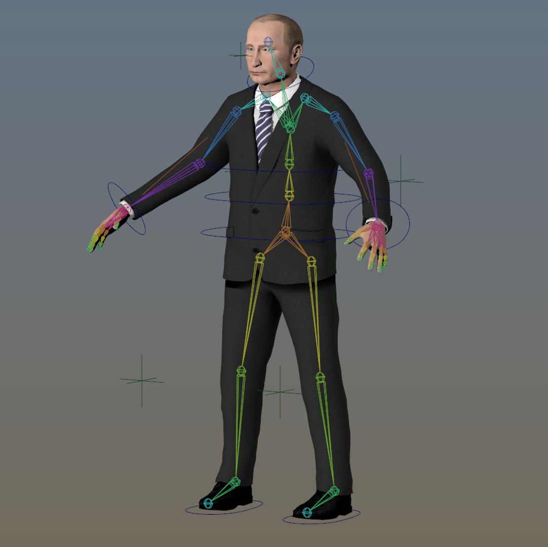 Vladimir Putin 3d Model