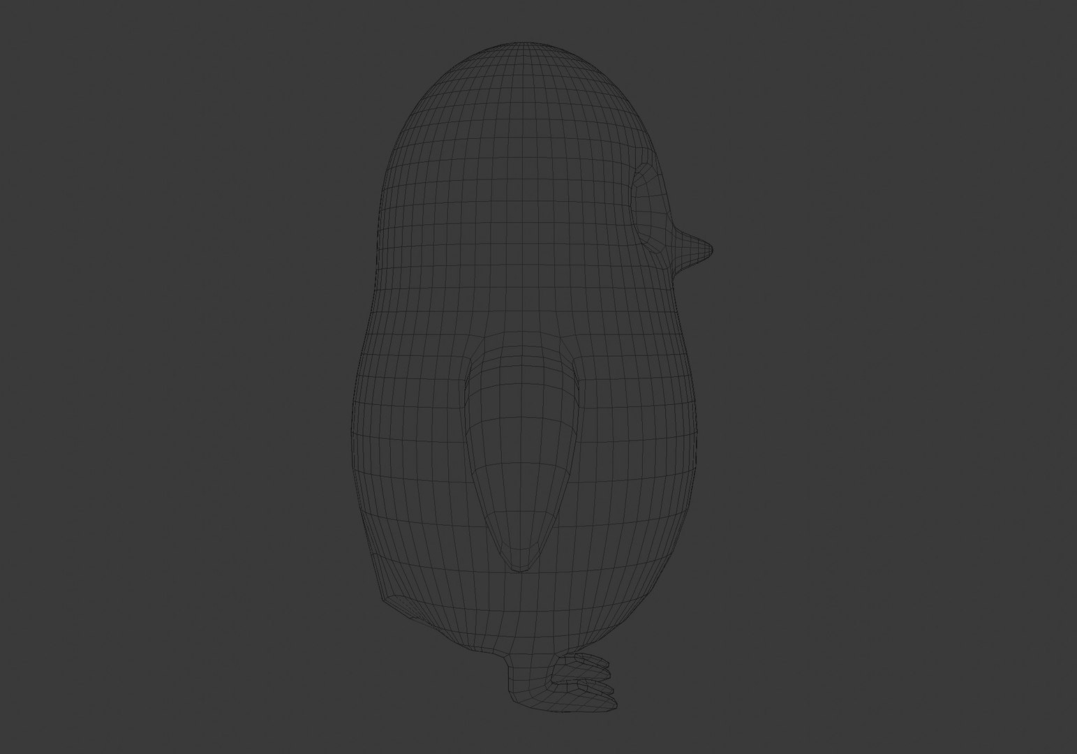 Little Cartoon Penguin Model - TurboSquid 1917596