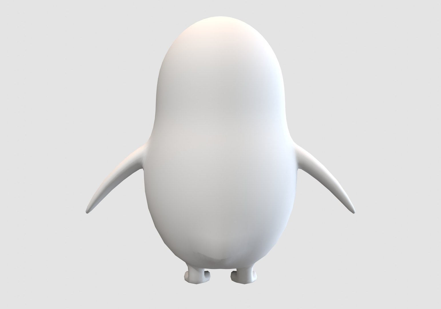 Little Cartoon Penguin Model - TurboSquid 1917596