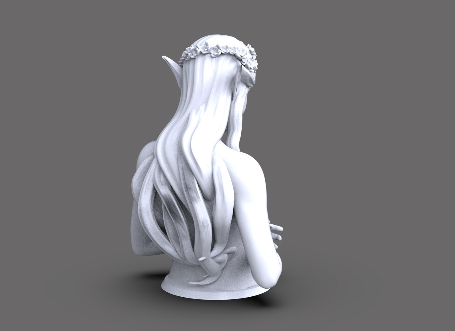 3D Elf Sculpture - TurboSquid 2236501