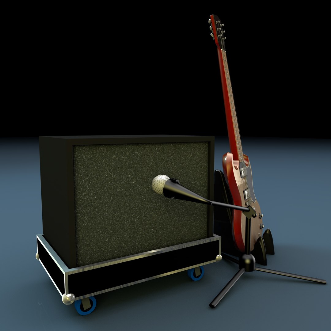 3d Guitar Amp Model