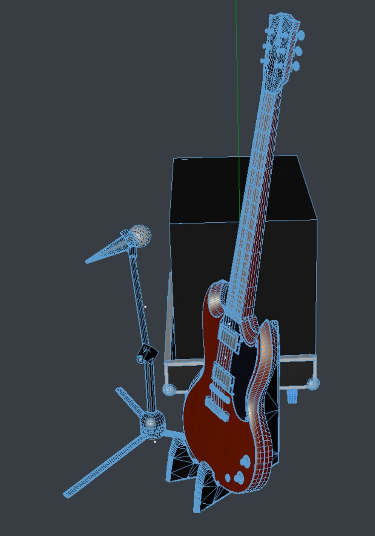 3d Guitar Amp Model