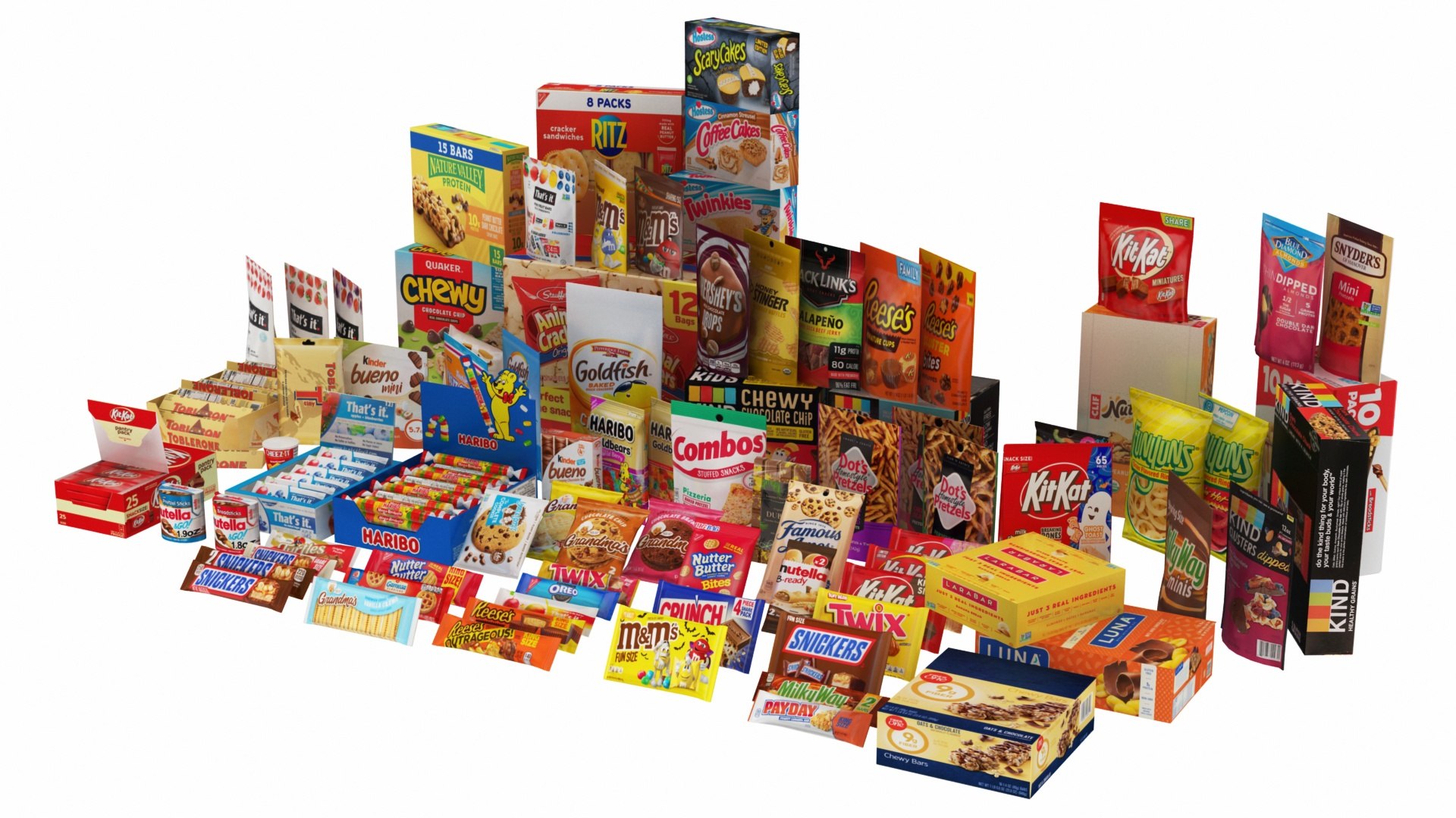 3D Jonk Food 84 In 1 - TurboSquid 2299189