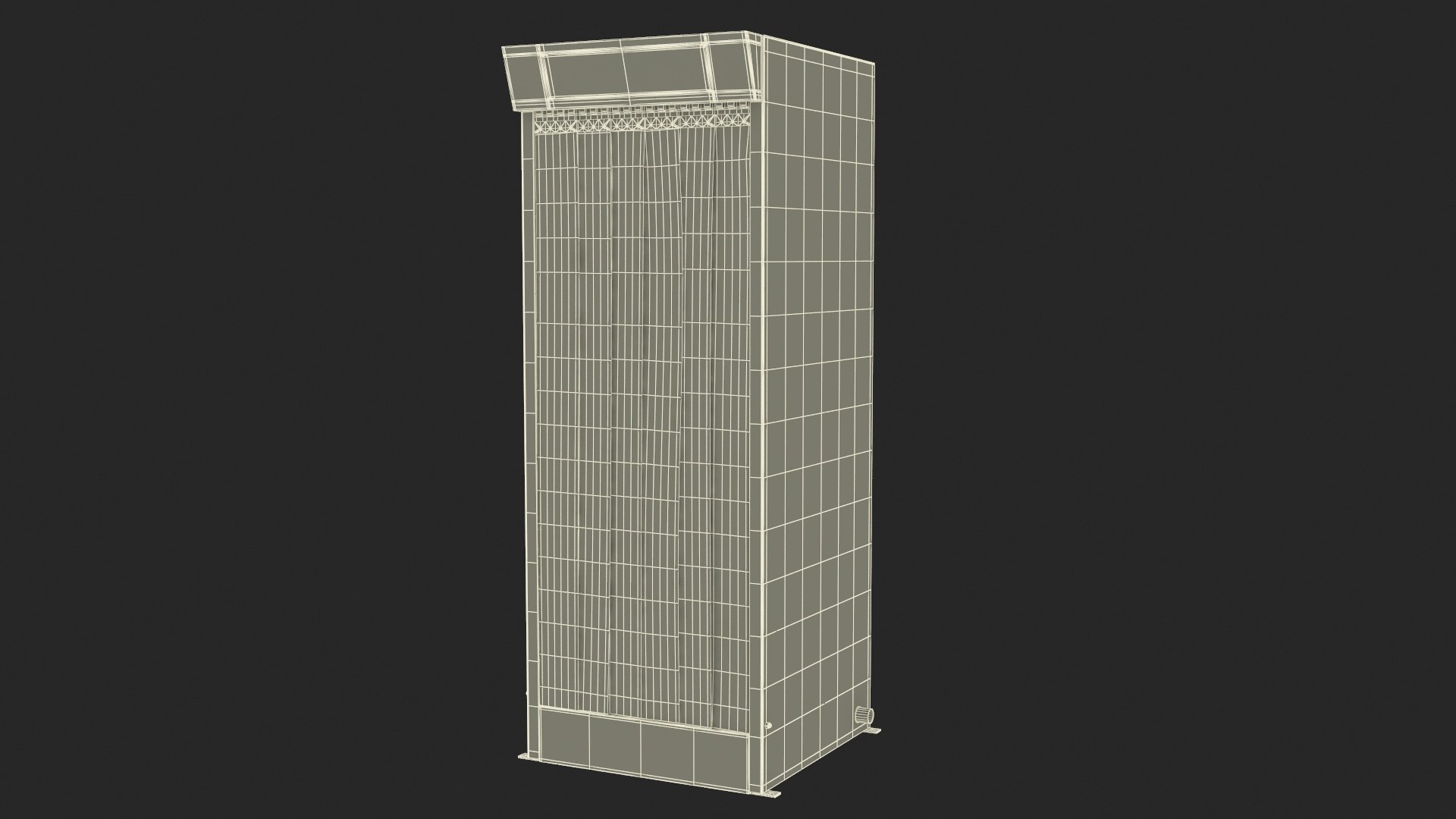 Emergency Shower Cabin 3D Model - TurboSquid 2203982