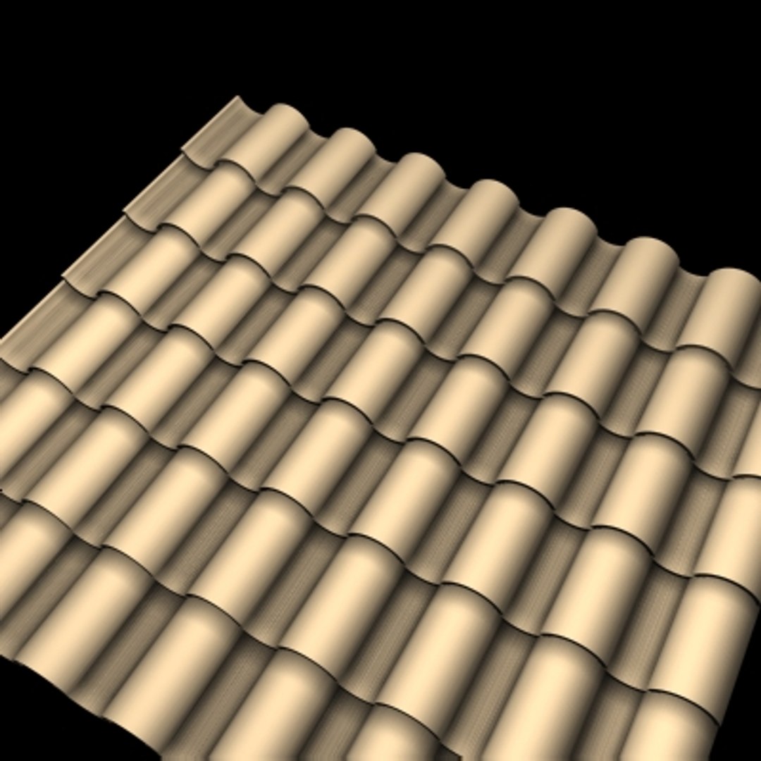 Roof Tiles 3d Model