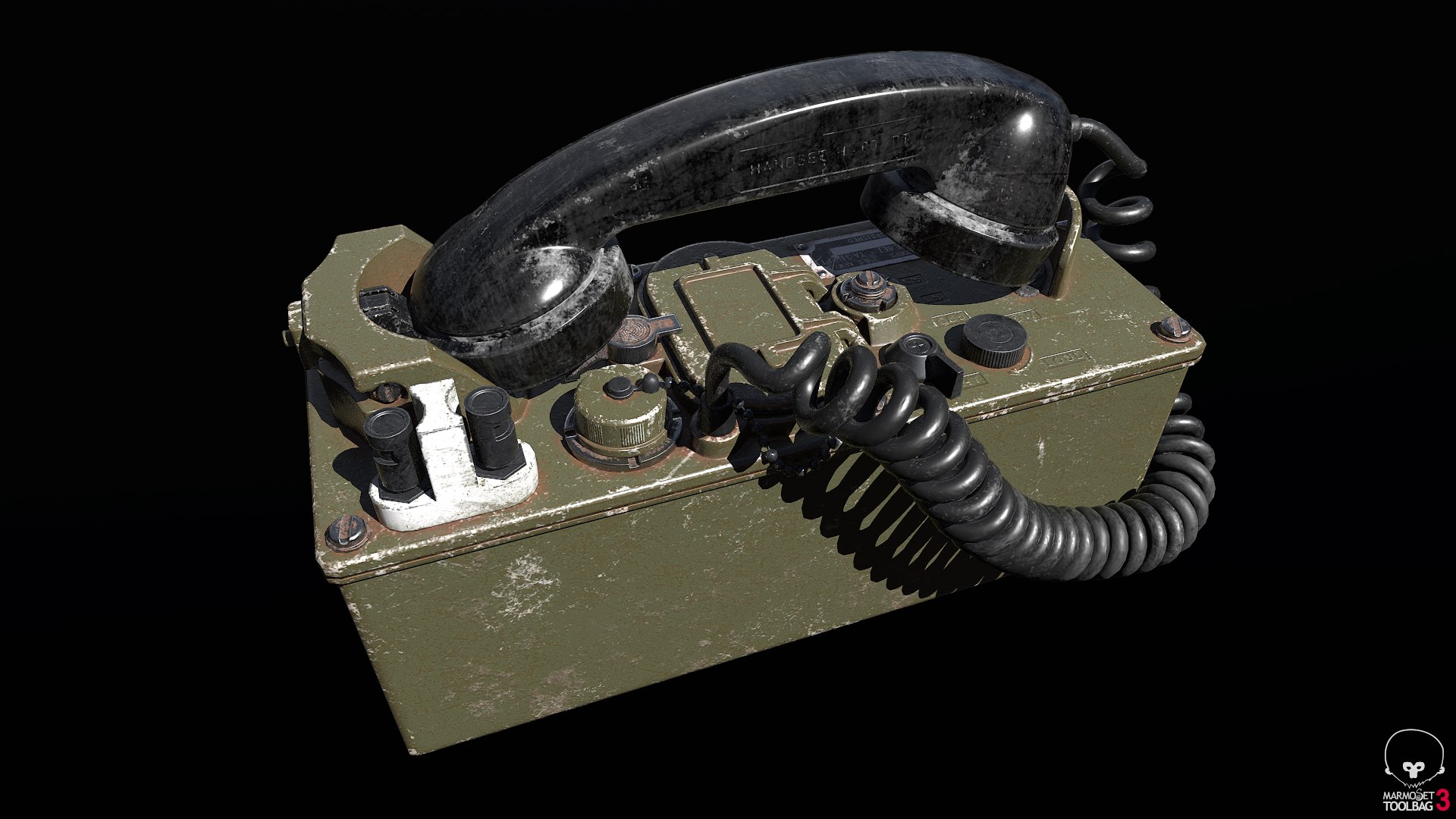 3D Field Telephone - TurboSquid 2134224