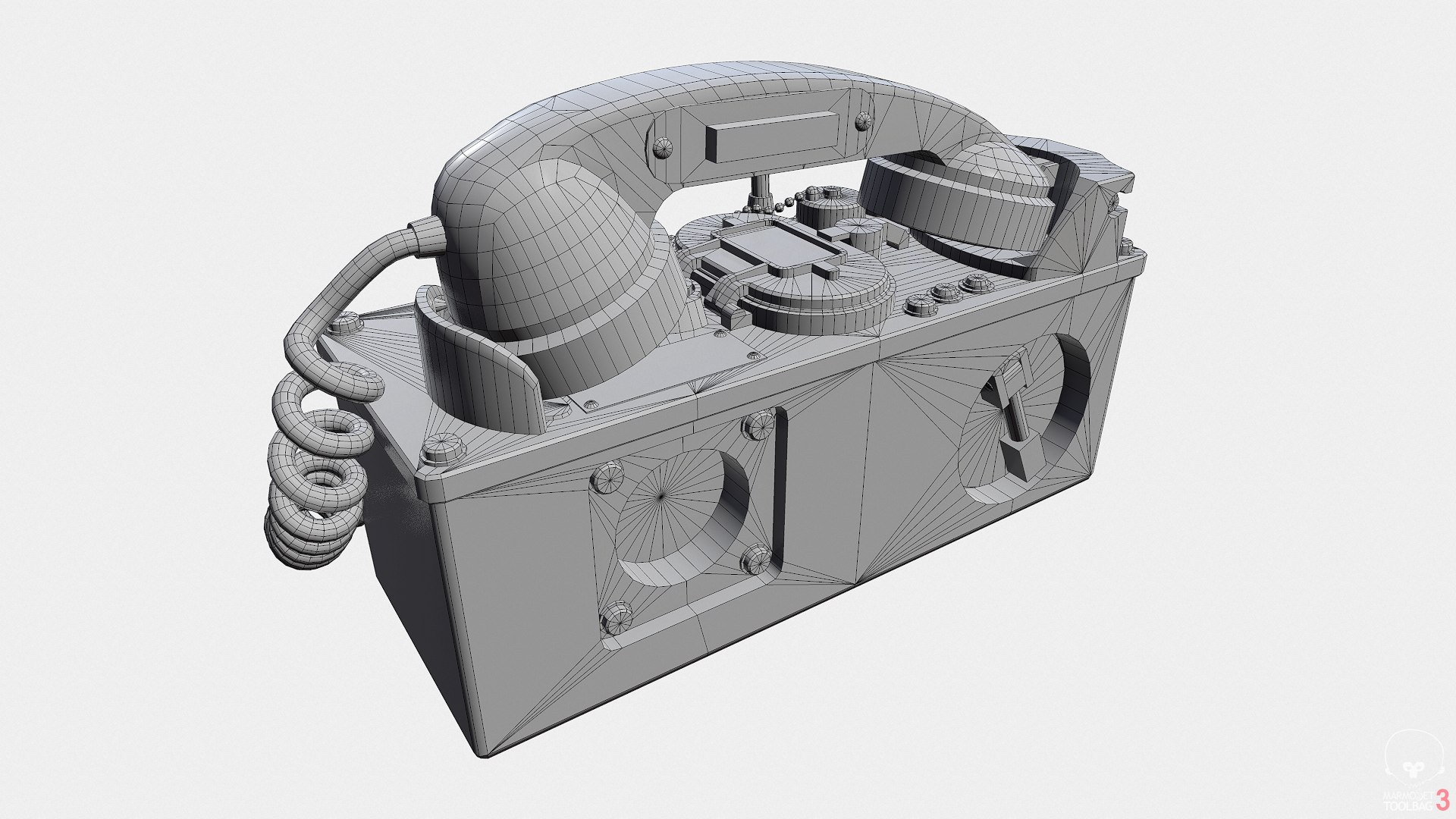 3D Field Telephone - TurboSquid 2134224