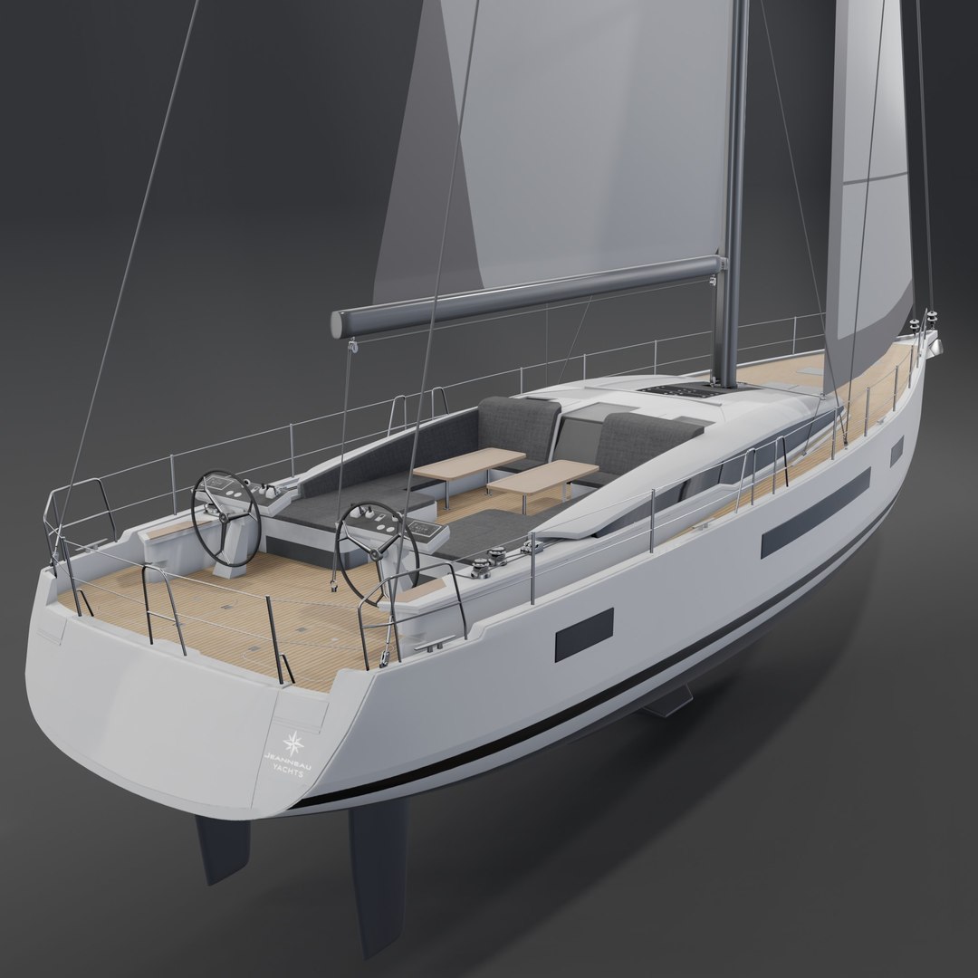 Jeanneau Yachts 65 3D Yacht 3D model - TurboSquid 2173004