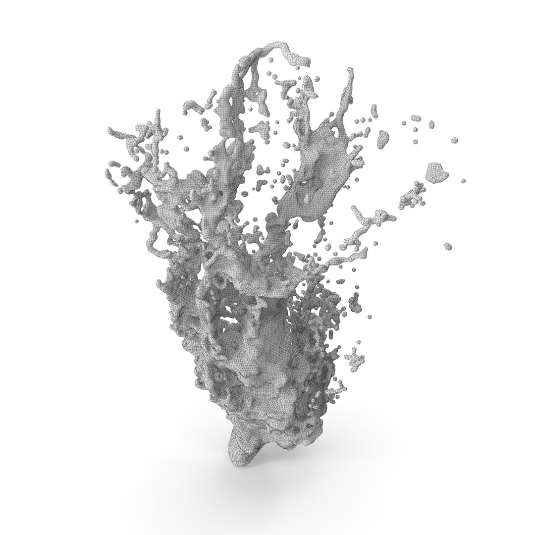 3D Liquid Splash Model - TurboSquid 2251986