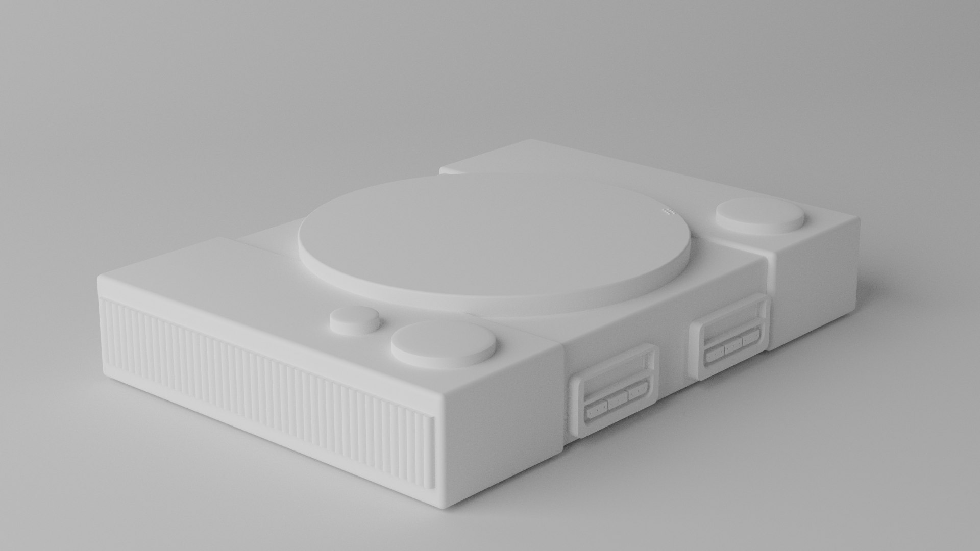 3D Cartoon Sony Playstation Classic Gaming Console 1 Model - TurboSquid ...
