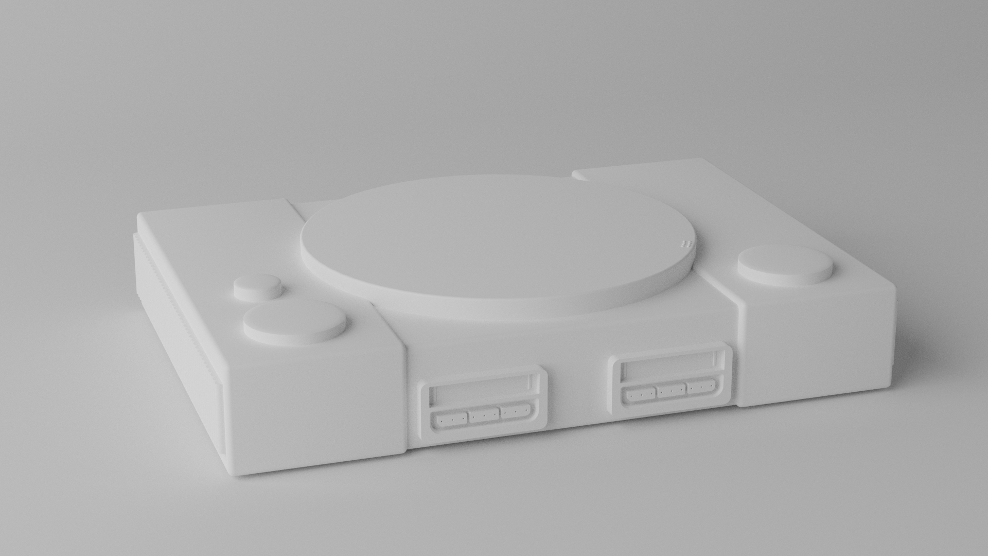 3D Cartoon Sony Playstation Classic Gaming Console 1 Model - TurboSquid ...