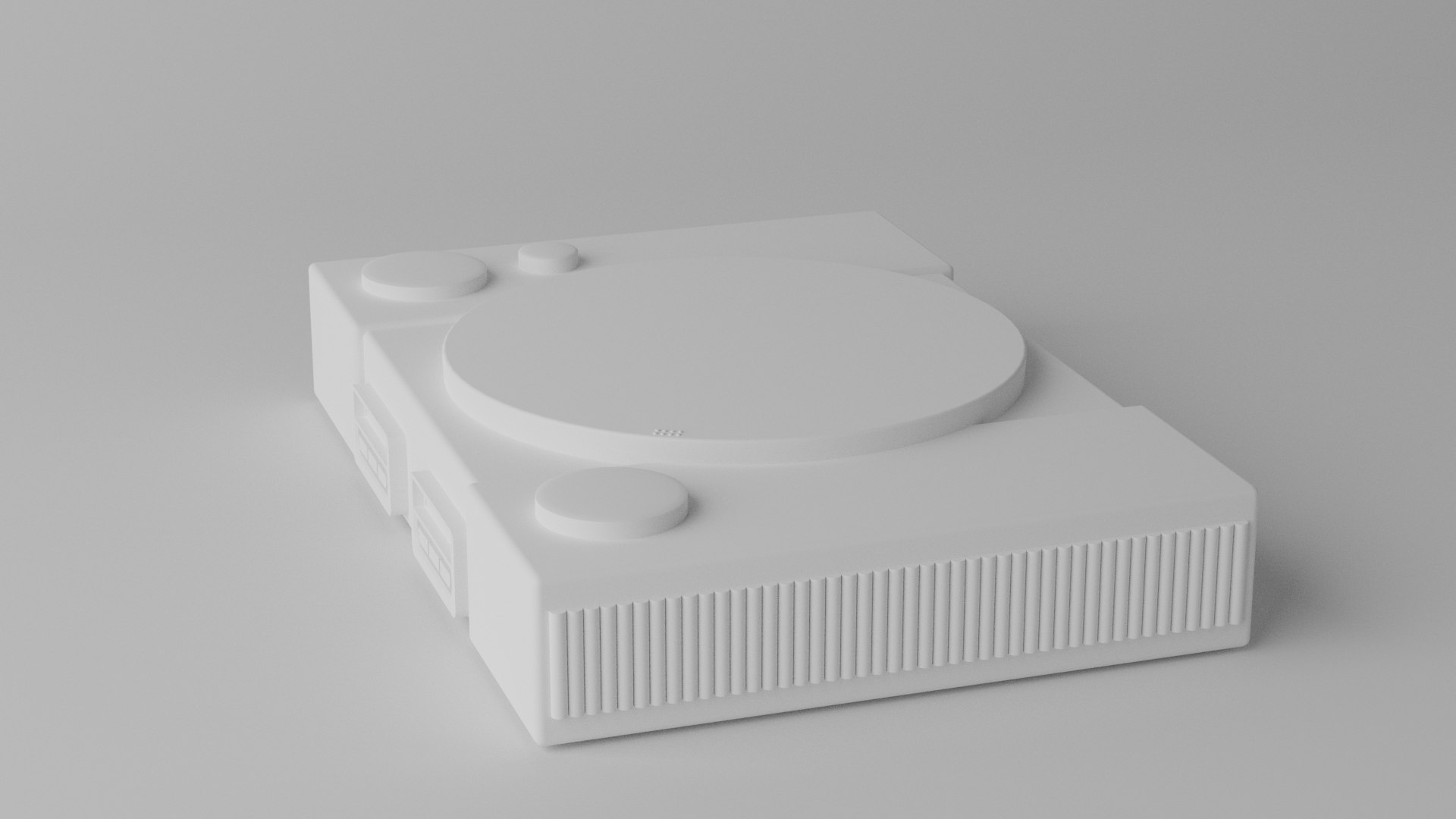 3D Cartoon Sony Playstation Classic Gaming Console 1 Model - TurboSquid ...