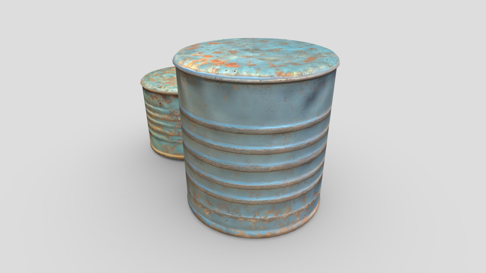 Rusty Tin Can 3D - TurboSquid 2261111