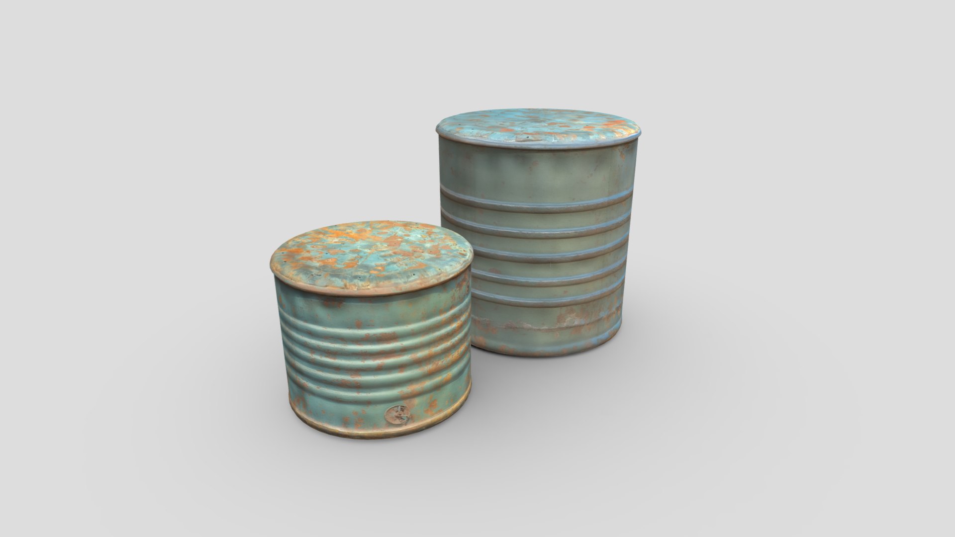 Rusty Tin Can 3D - TurboSquid 2261111