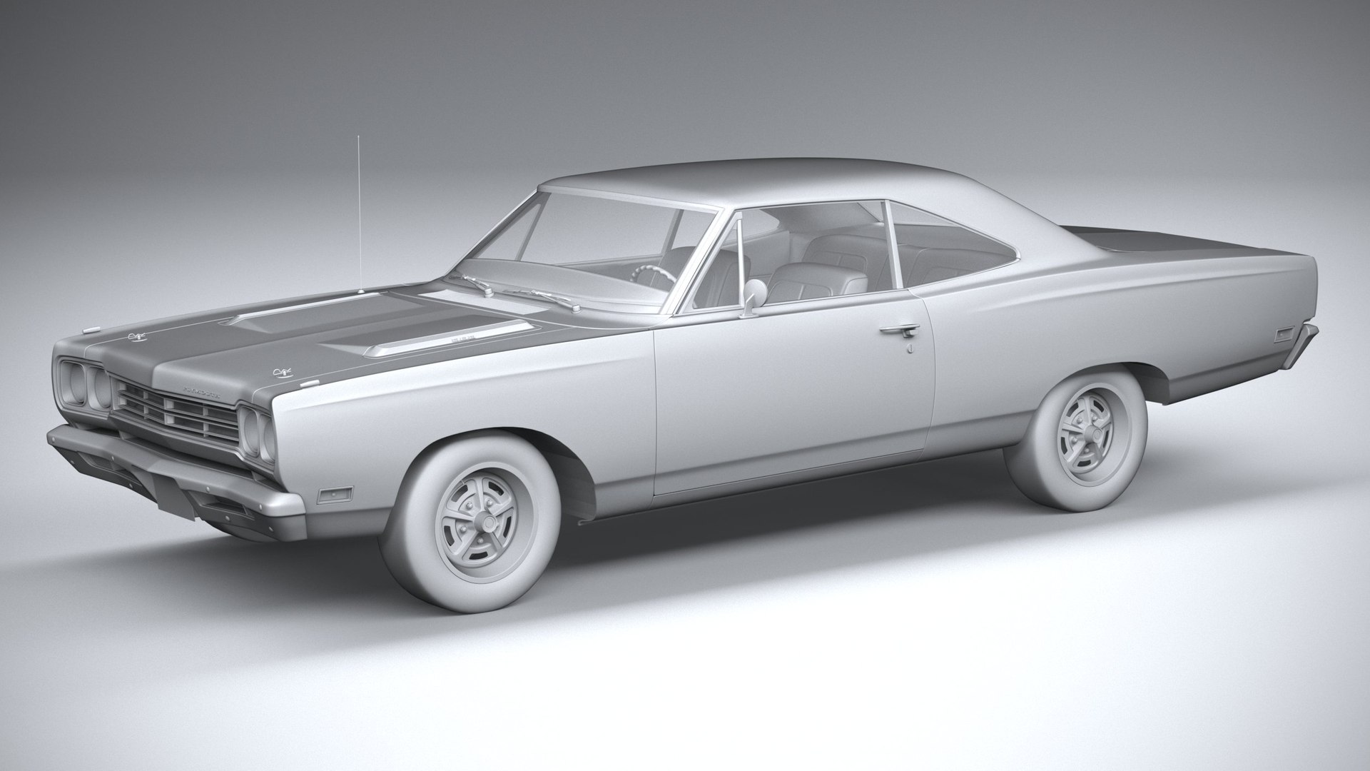 3D model Plymouth Road Runner 1969 - TurboSquid 1950161
