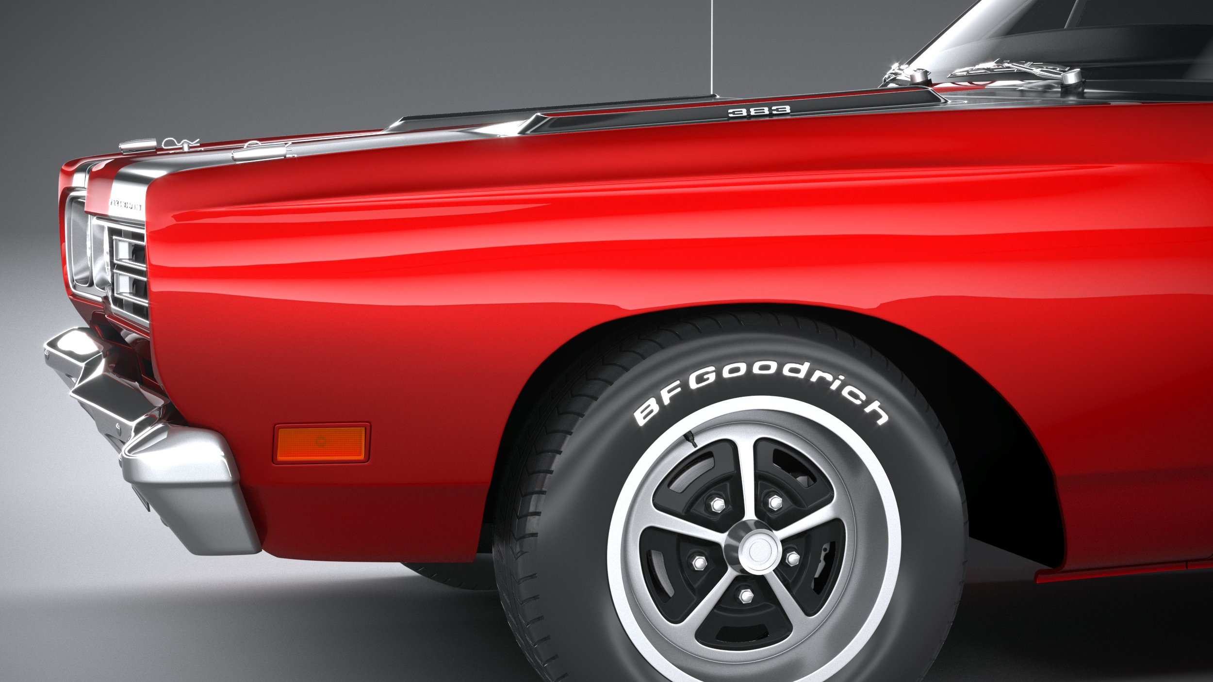 modelo 3d Correcaminos de Plymouth 1969 - TurboSquid 1950161