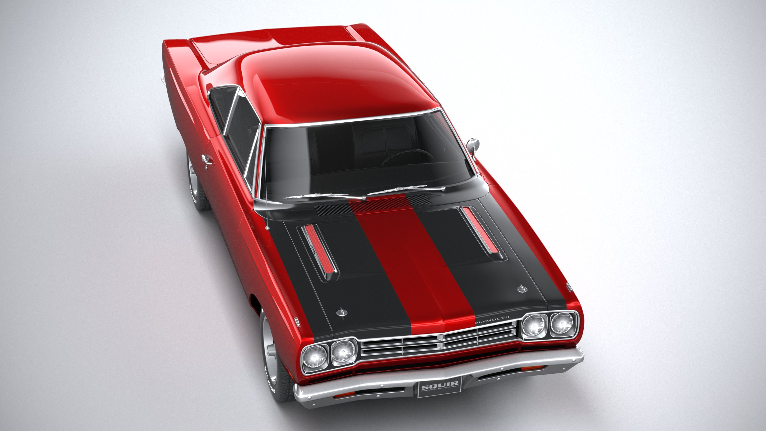 modelo 3d Correcaminos de Plymouth 1969 - TurboSquid 1950161