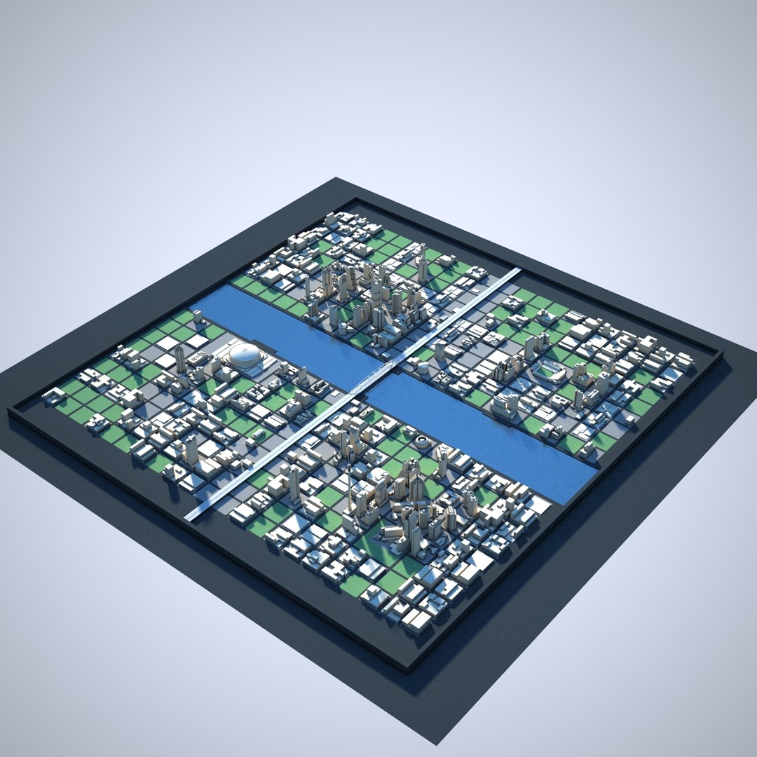 3d River City Model