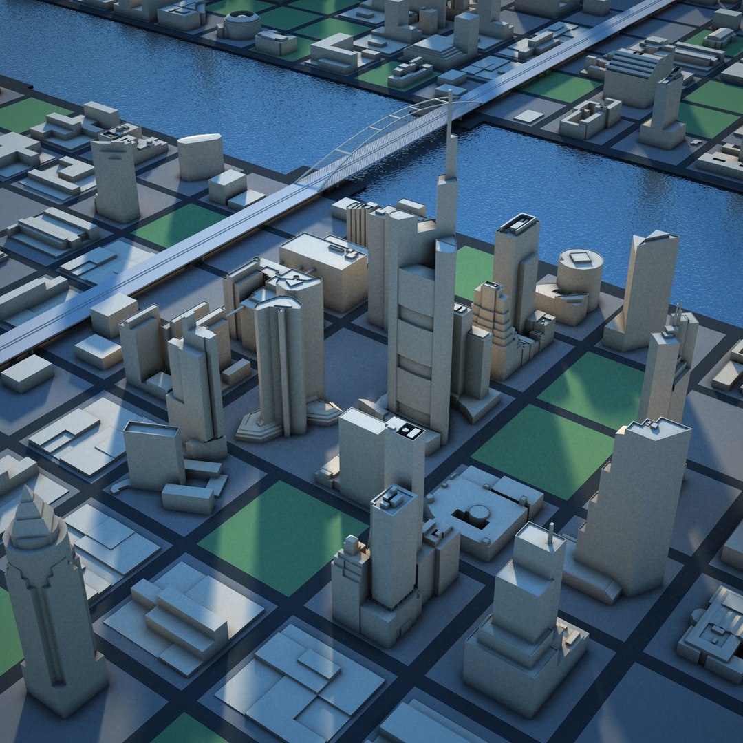 3d River City Model