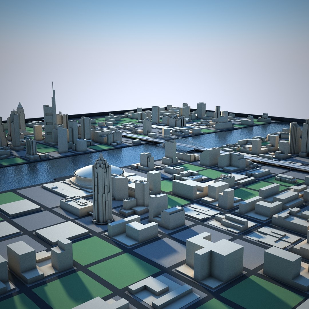 3d River City Model