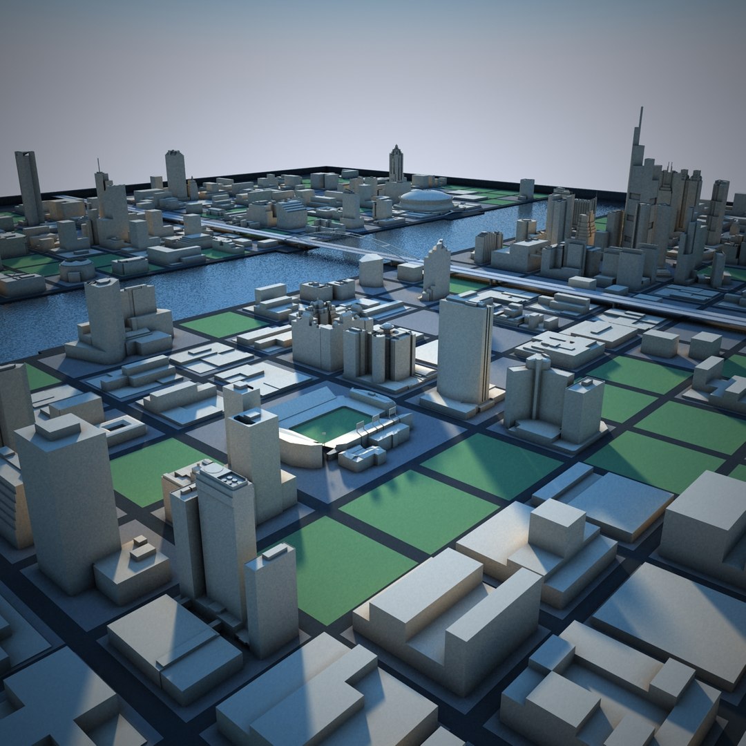 3d River City Model