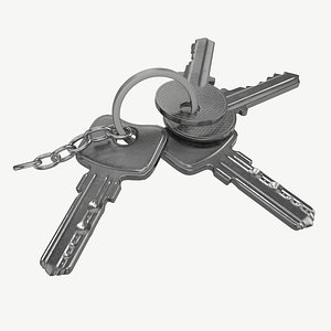 3D Euro Key Lock - TurboSquid 1368151