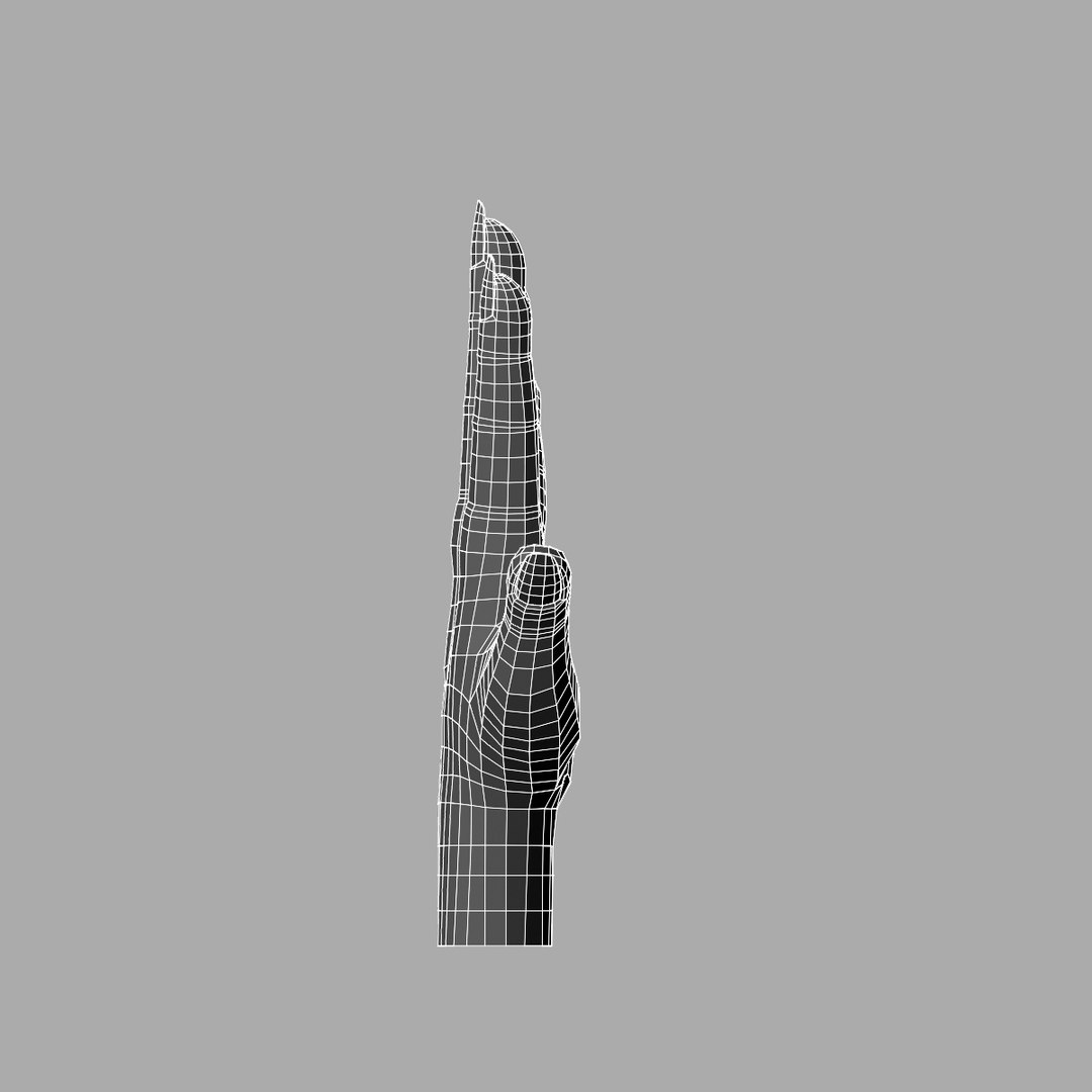 Female Hand 3d Obj