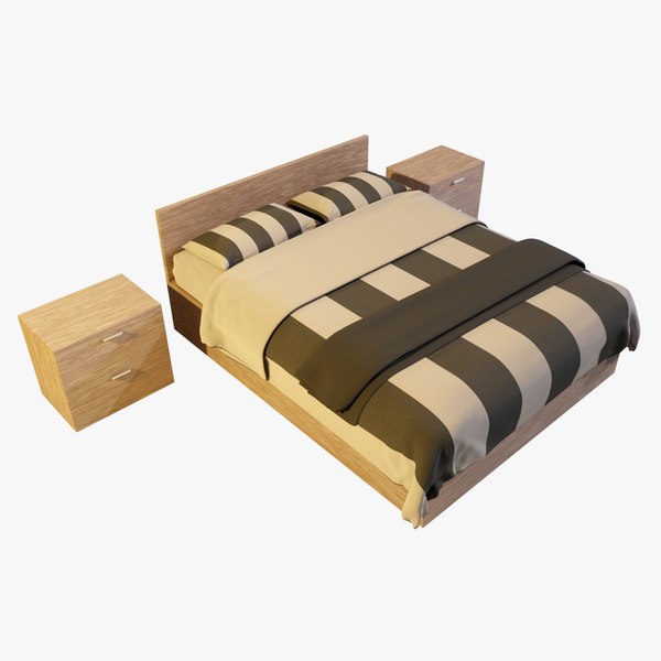 modelo 3d Cama matrimonial - TurboSquid 1912880