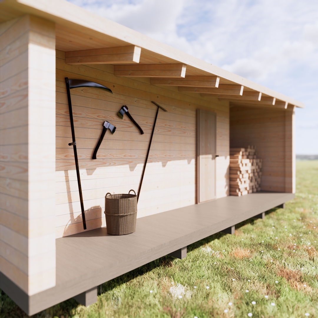 Log Cabin 3D model - TurboSquid 1782618