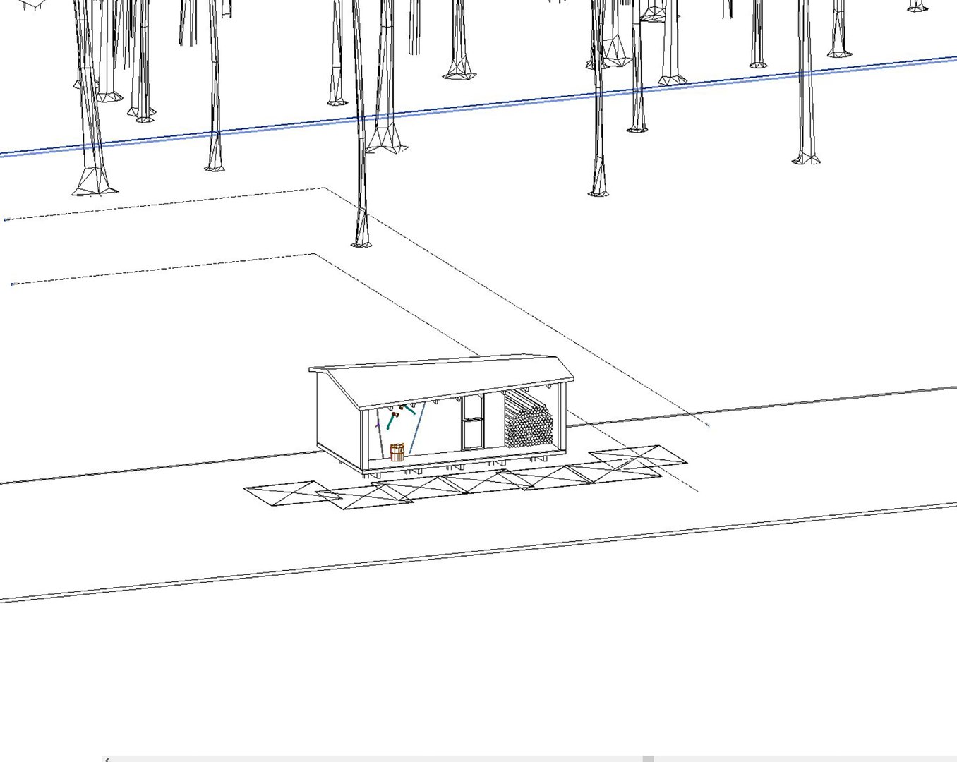 Log Cabin 3D Model - TurboSquid 1782618