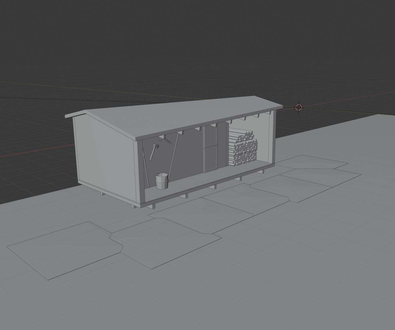 modelo 3d Cabaña de madera gratis - TurboSquid 1782618