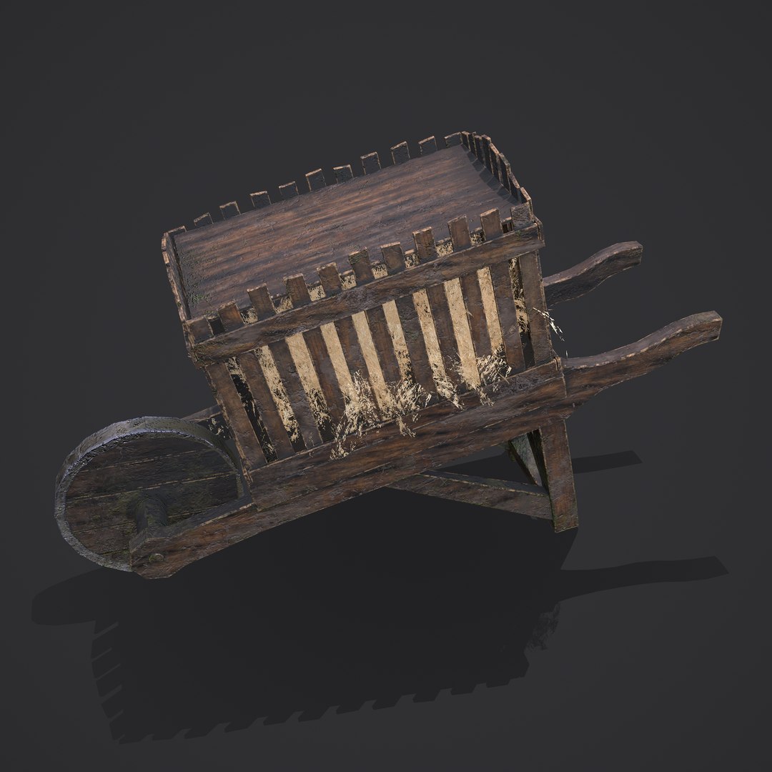 3D Chicken Wheelbarrow - TurboSquid 1733408