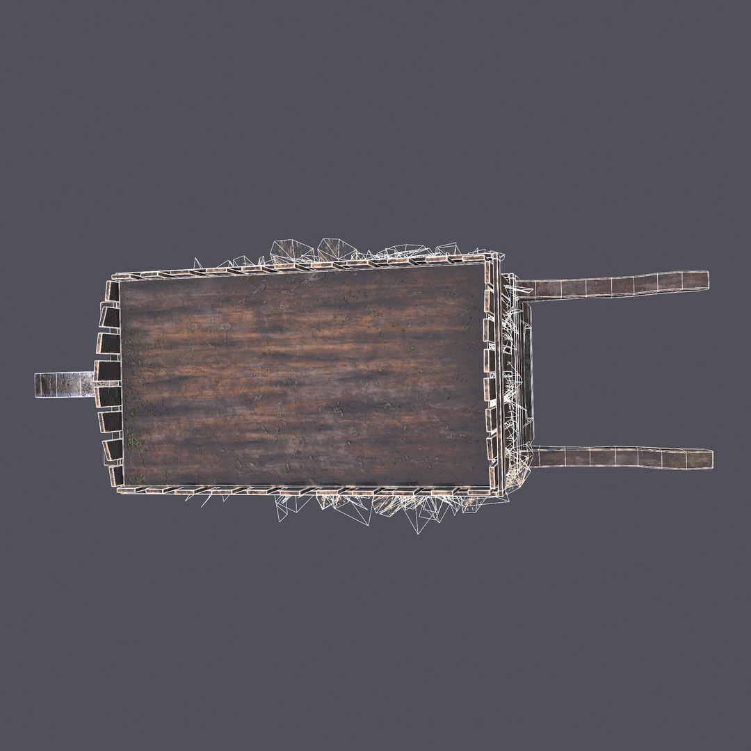3D Chicken Wheelbarrow - TurboSquid 1733408