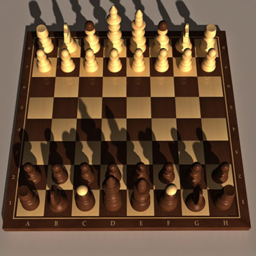 Chess Board 3d Model