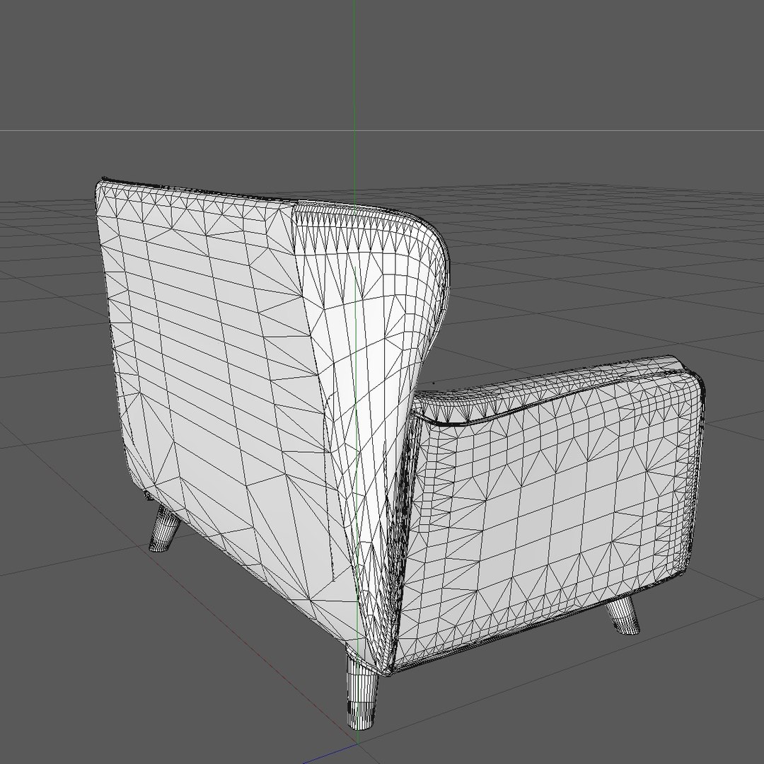 3D Comfy Chair Model - TurboSquid 1170270