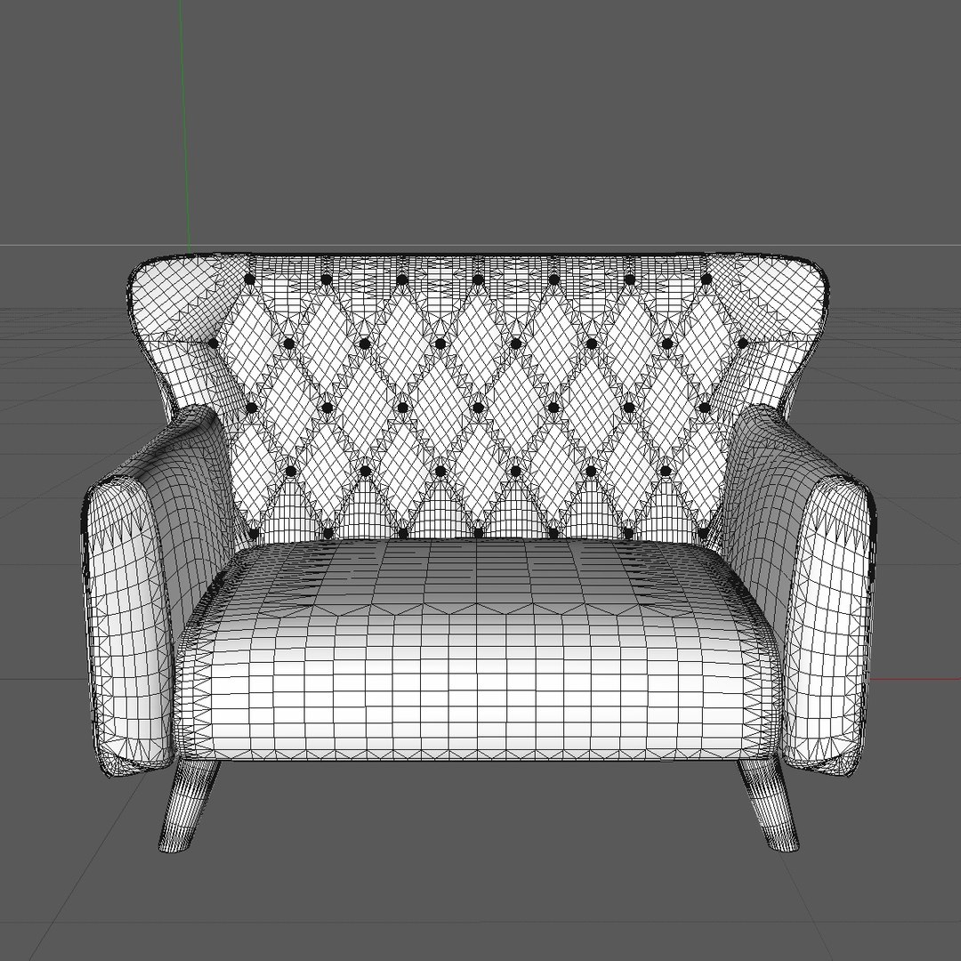 3D Comfy Chair Model - TurboSquid 1170270