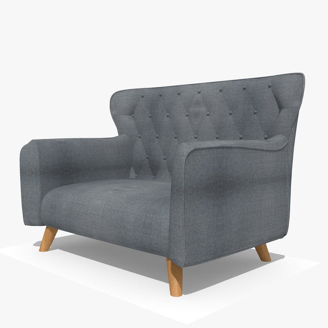 3D Comfy Chair Model - TurboSquid 1170270